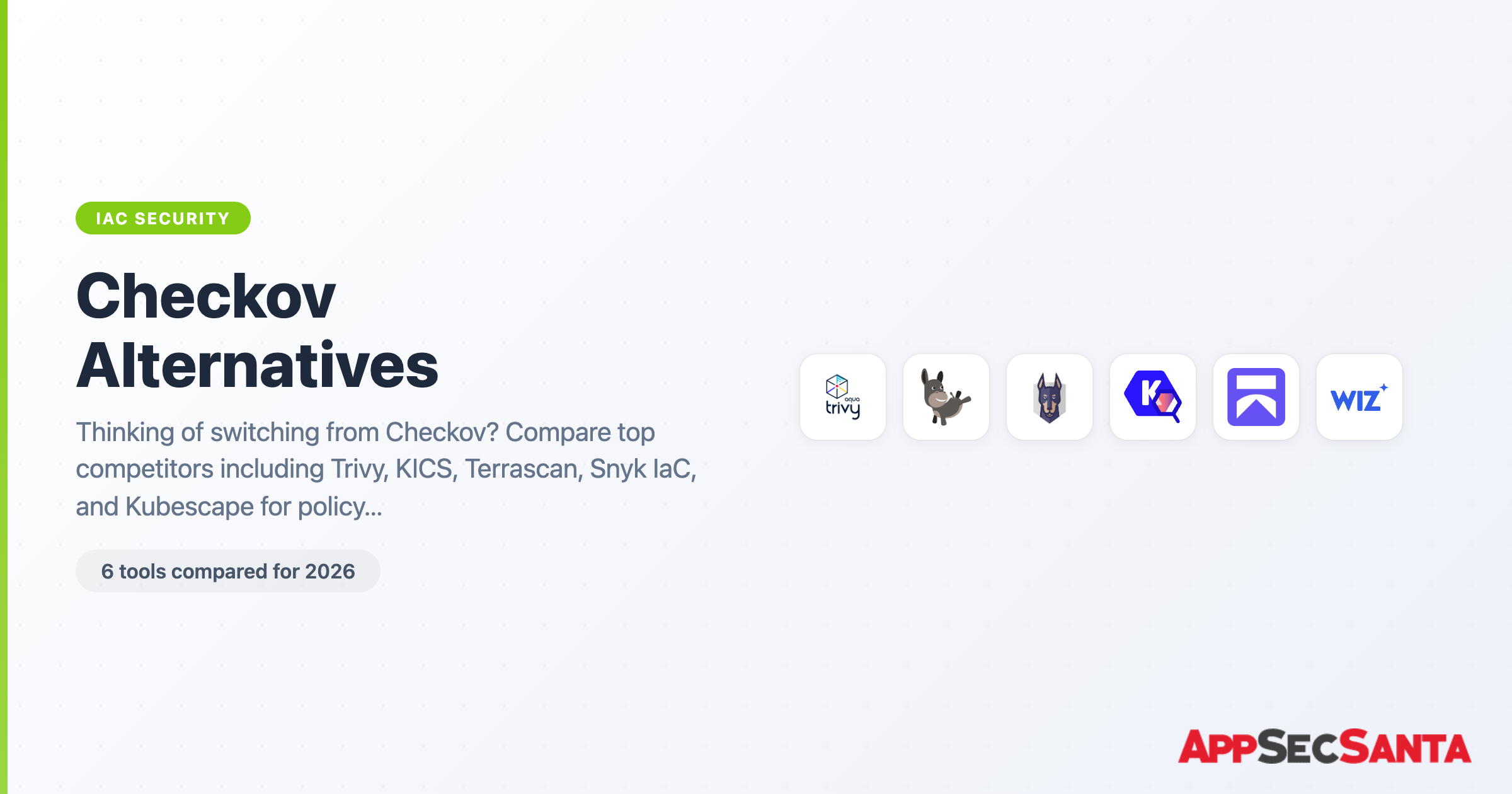 Checkov Alternatives: Best Competitors to Consider (2026)